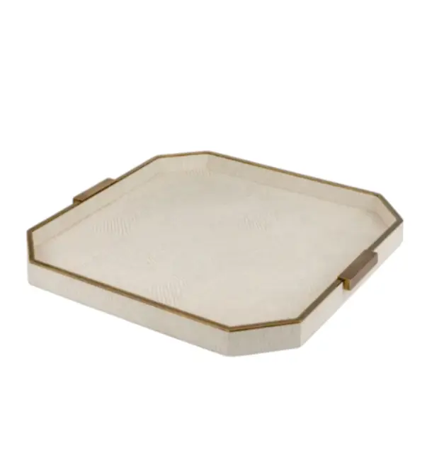 Laura Hammett Living Elemental Square Tray - Ivory | My Website